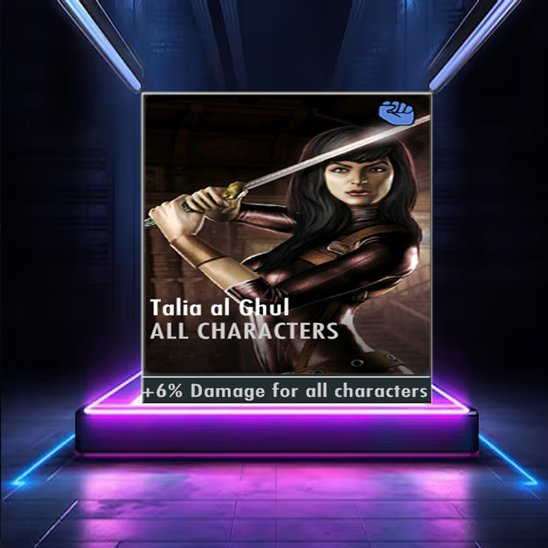 Talia al Ghul Support Card – CrazyHeroShop