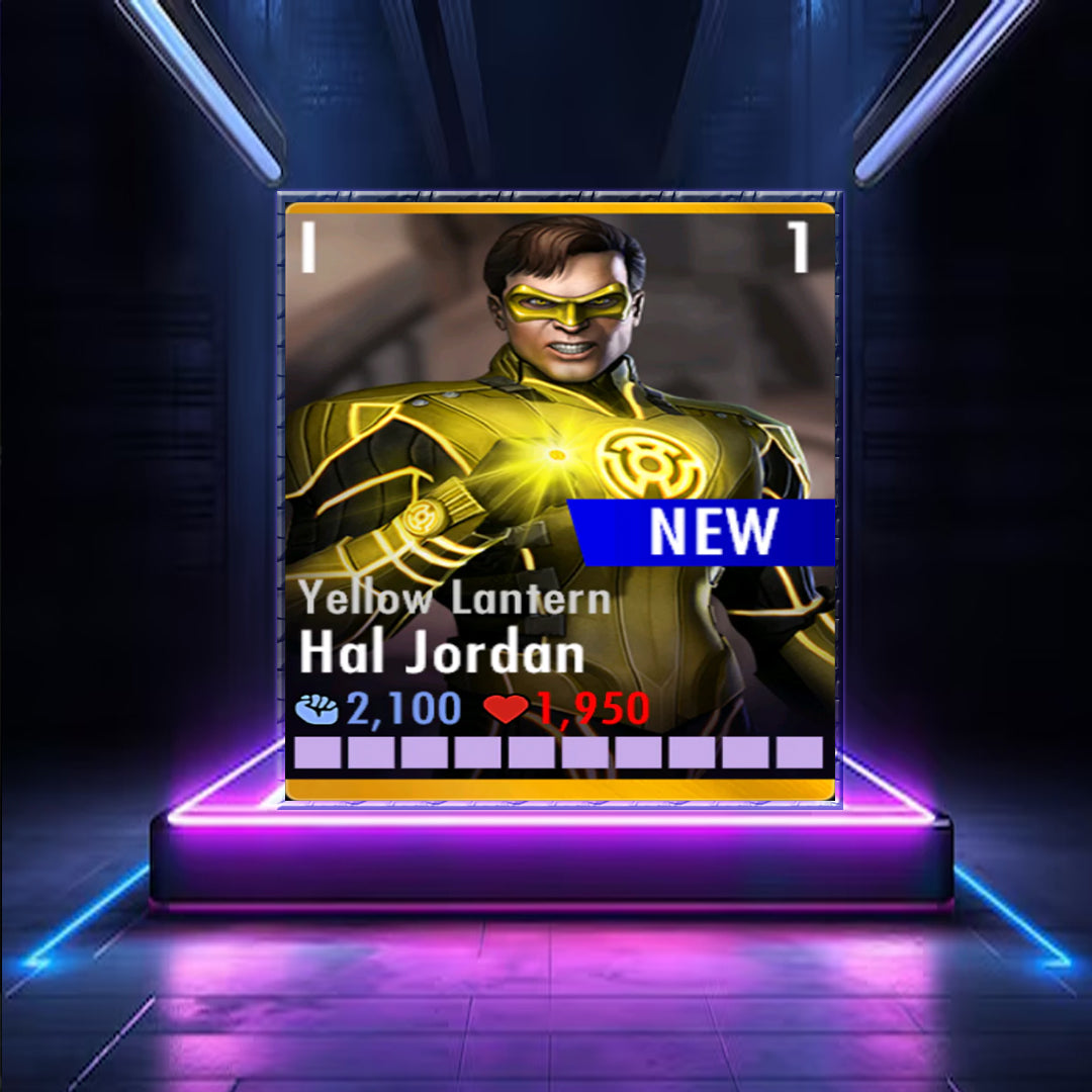 Yellow Lantern Hal Jordan – CrazyHeroShop